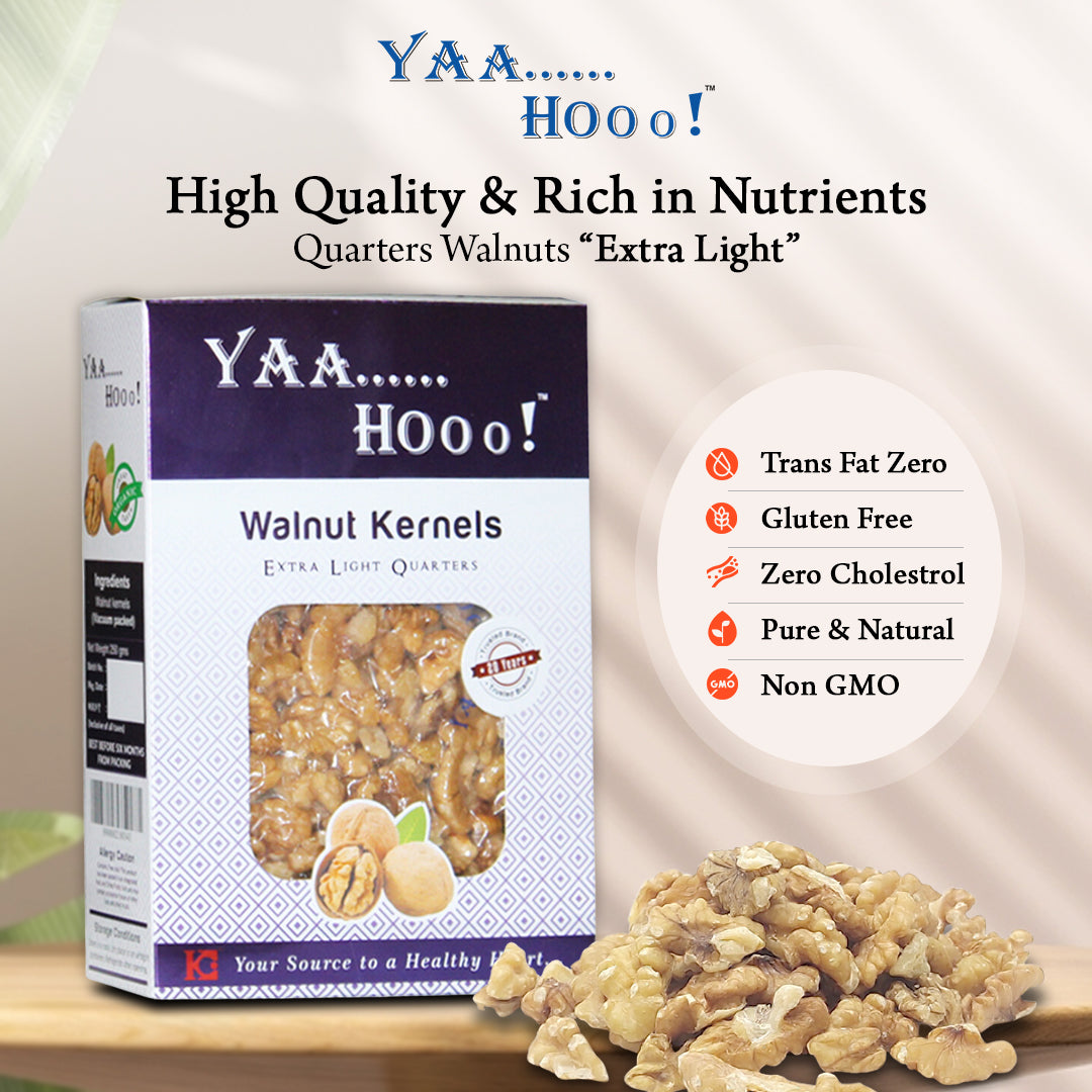 Yaahoo Walnuts Kernels | Without Shell Walnuts — TimTimFoods