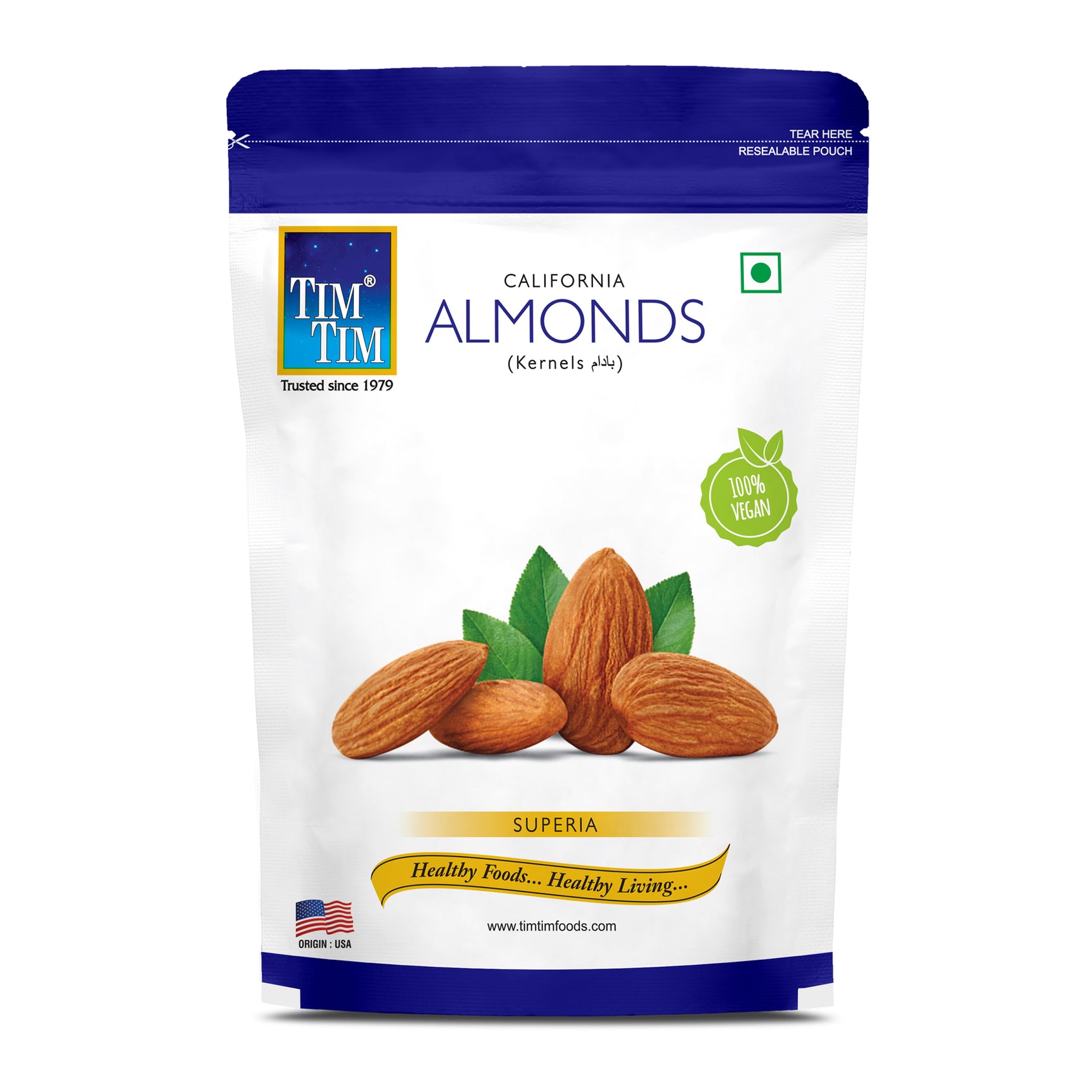 California Almonds Superia | Badam Giri | Premium Almonds — TimTimFoods