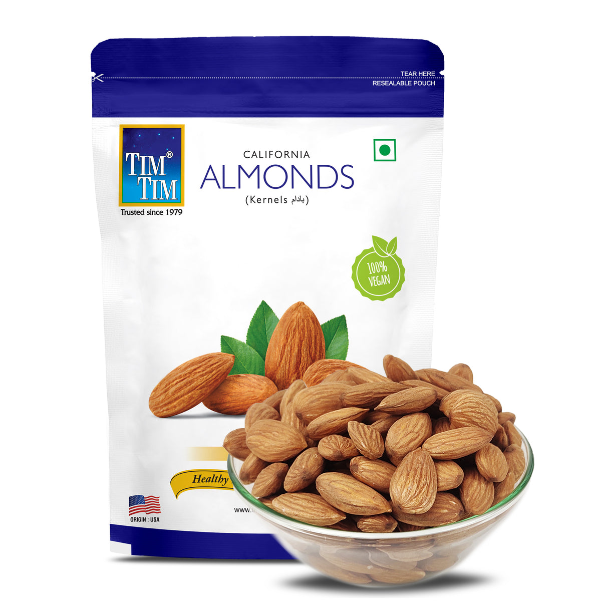 California Almonds Superia | Badam Giri | Premium Almonds — TimTimFoods