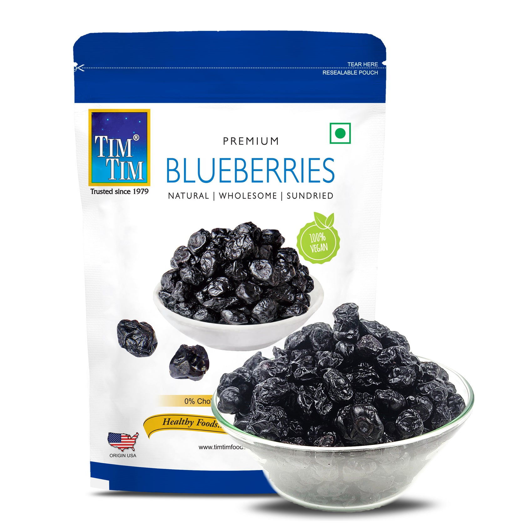 Premium Dried Blueberries | Premium Quality — TimTimFoods