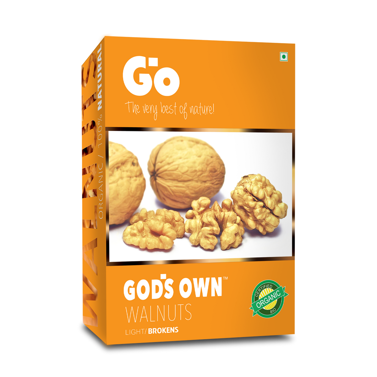 Go Organic Light Broken Walnuts Kernels (Without Shell) | Best Walnuts ...