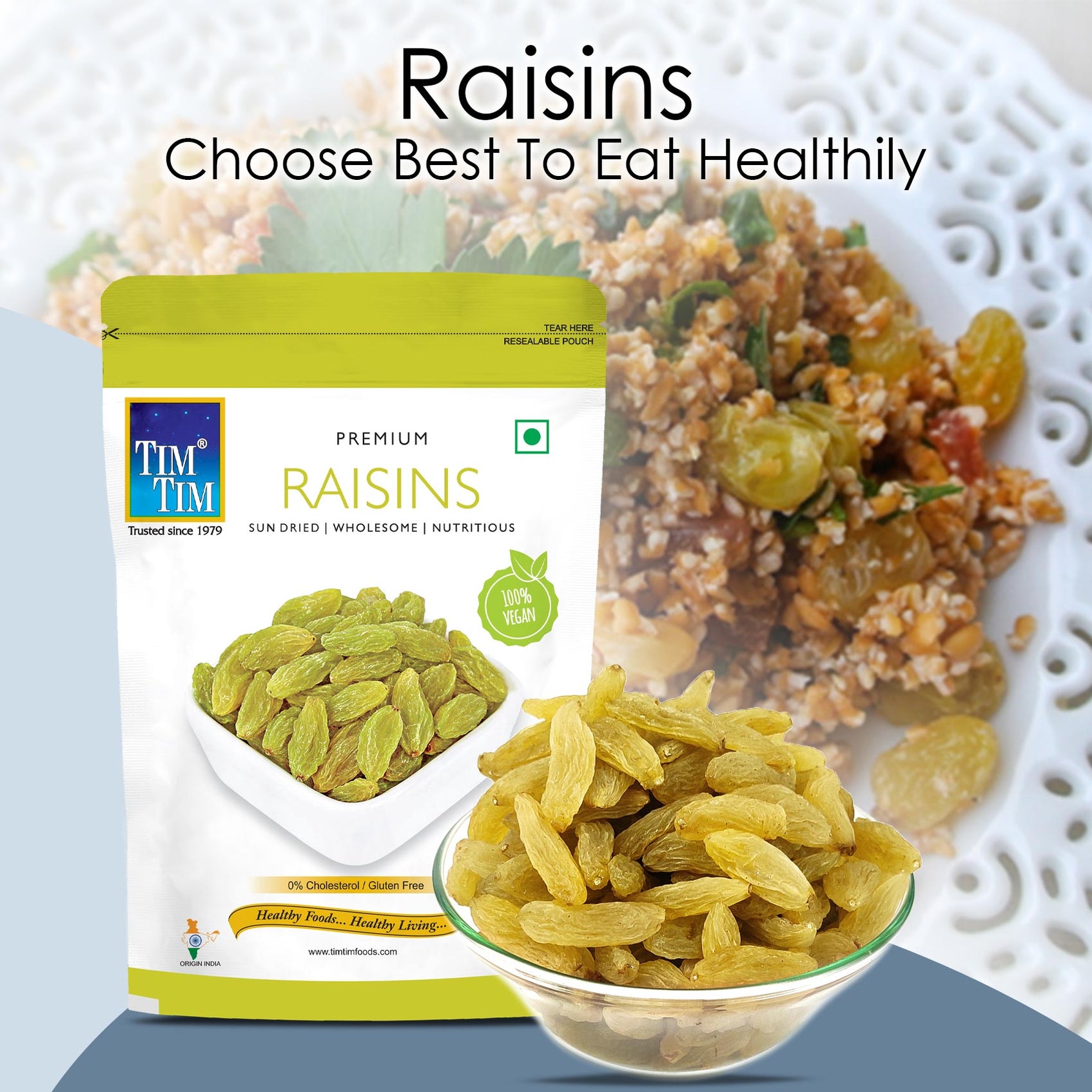 Tim Tim Long Raisins | Kishmish | Raisins — TimTimFoods
