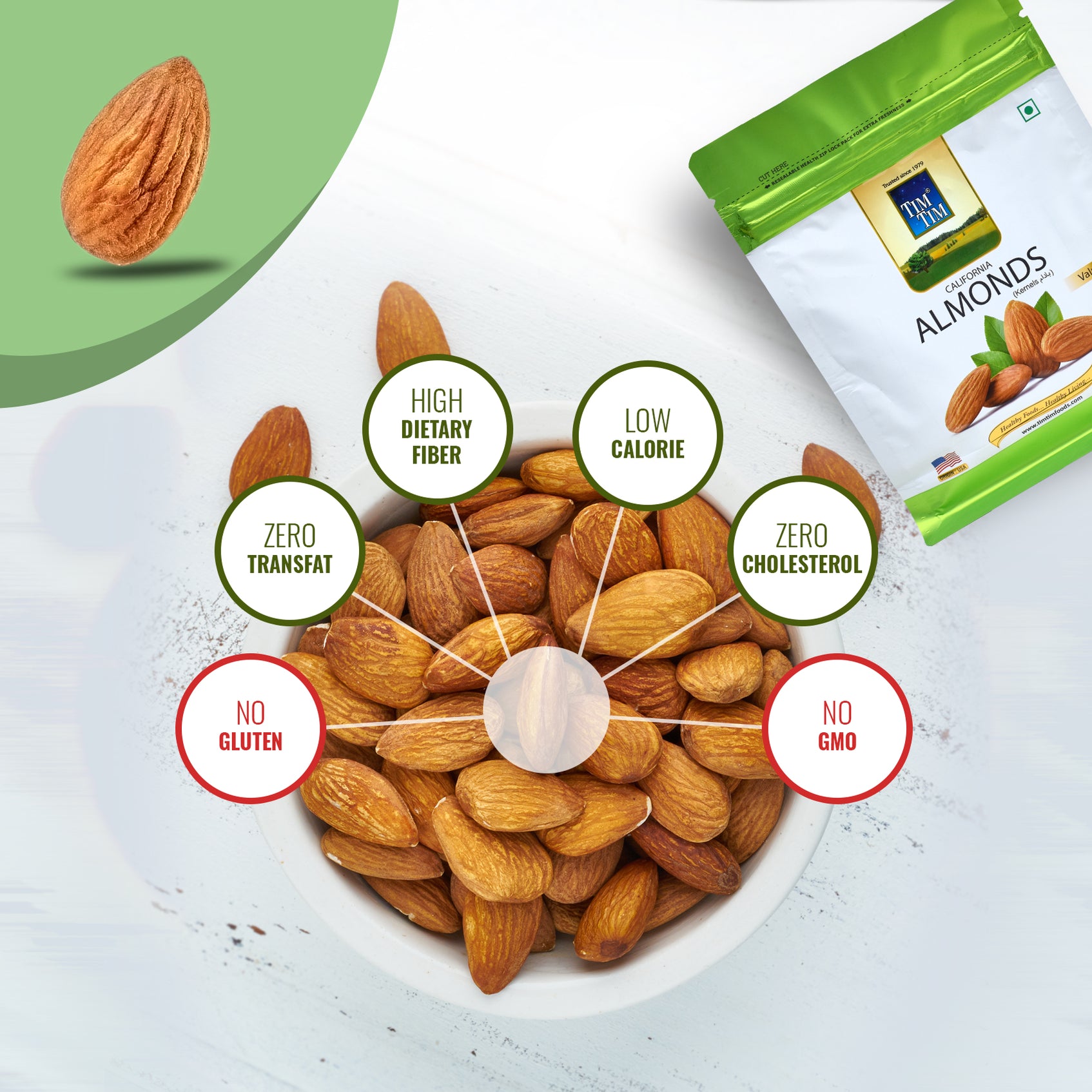 Tim Tim Almonds - Order now for premium, organic, and gluten-free ...