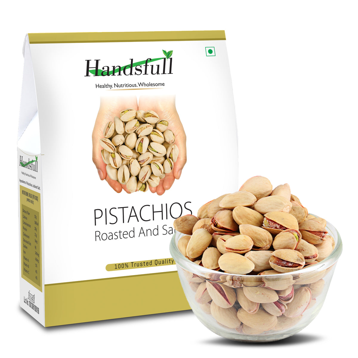 Handsfull Roasted and Salated Pistachios | Pista Nuts — TimTimFoods